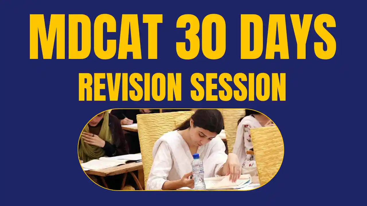 MDCAT 30 Days Revision Session 2026 | Best Preparations